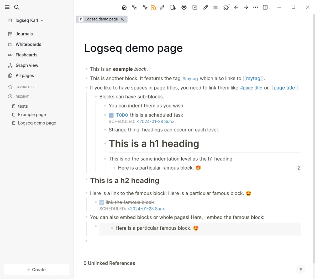 Logseq from an Org-mode Point of View